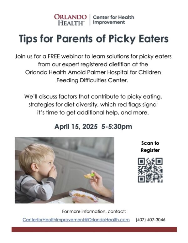 Webinar: Tips for Parents of Picky Eaters | Healthy West Orange